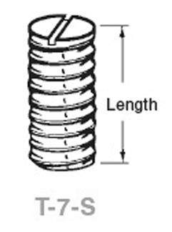 T7S and T7ST - Slotted Setting Studs | Accessories